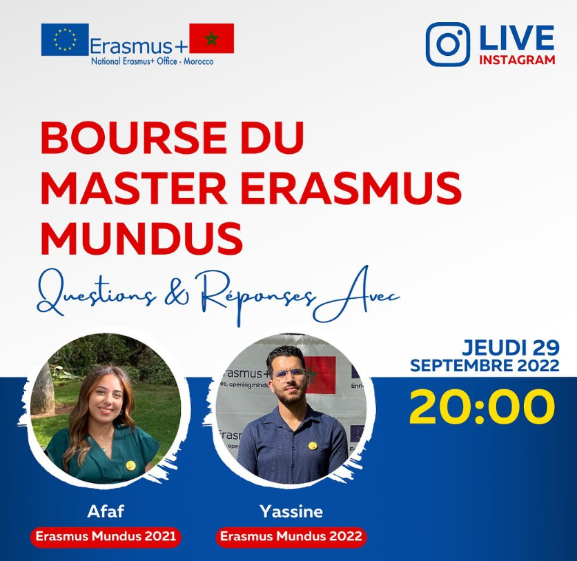 Campagne de promotion des Masters Conjoint Erasmus Mundus – Appel 2023 ...