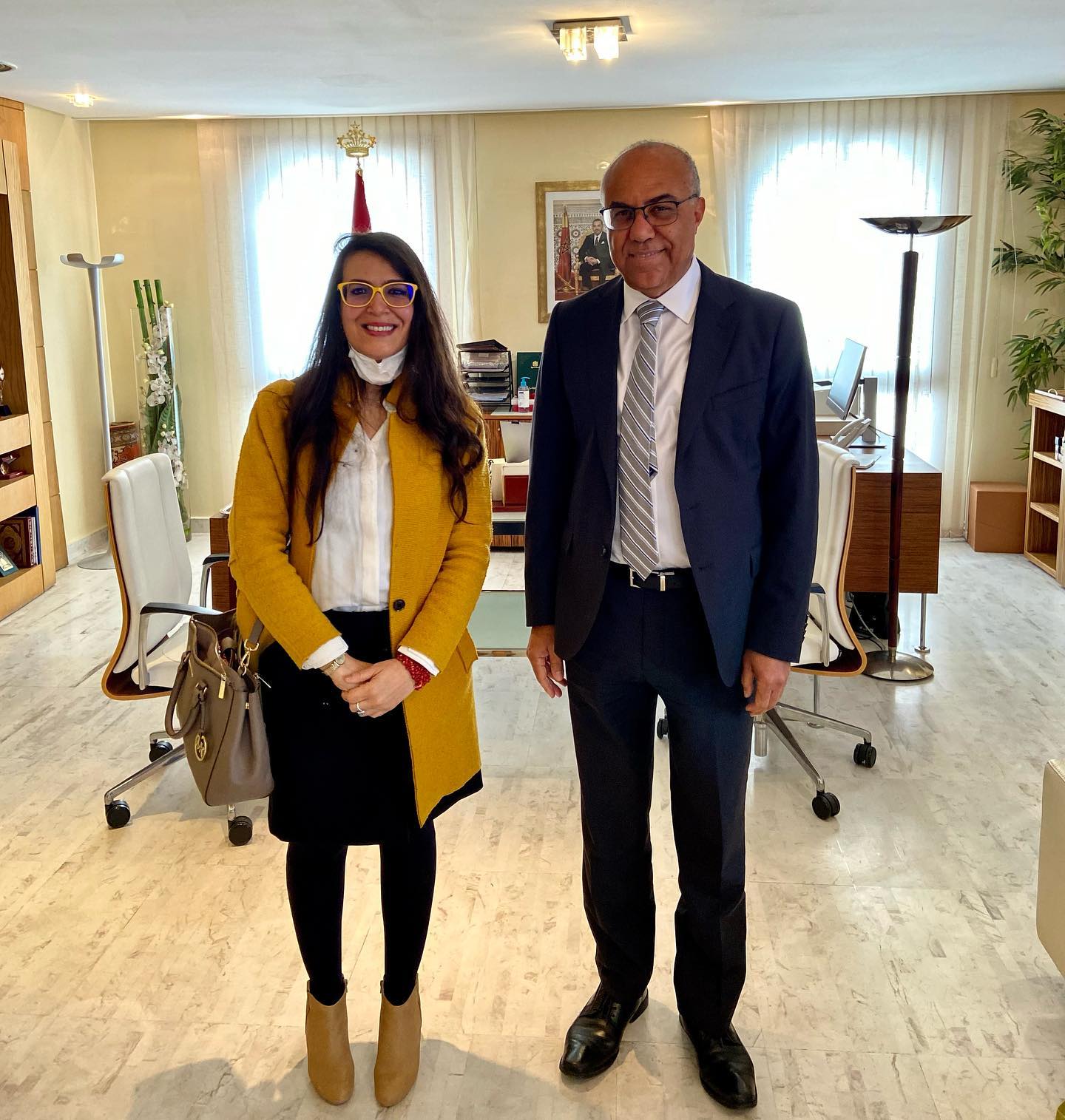 Monsieur le Ministre reçoit le Bureau Erasmus+ Maroc - ERASMUSPLUS MOROCCO