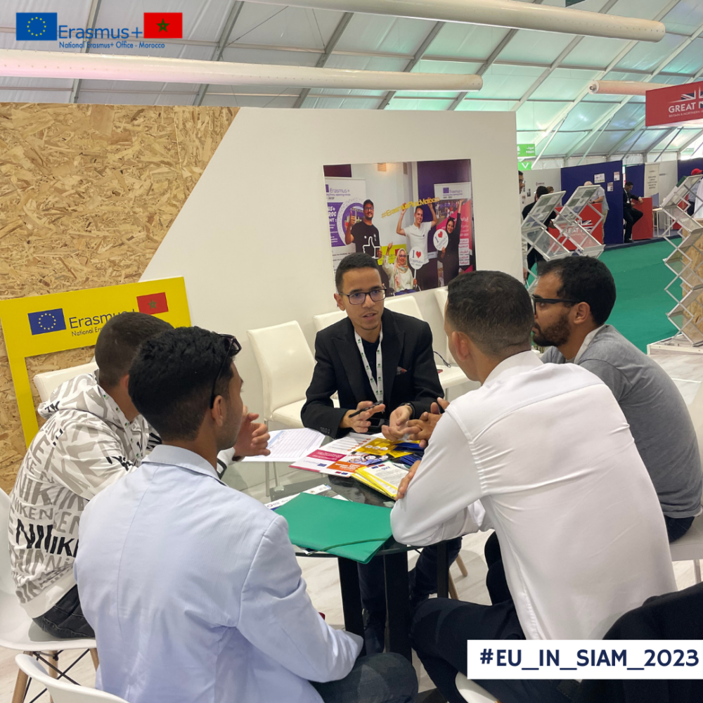 La participation du Bureau Erasmus+ Maroc au Salon International d ...