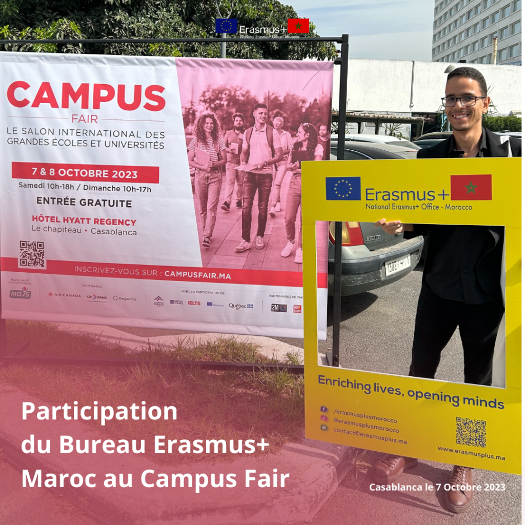 Participation du Bureau Erasmus+ Maroc au Campus Fair - ERASMUSPLUS MOROCCO
