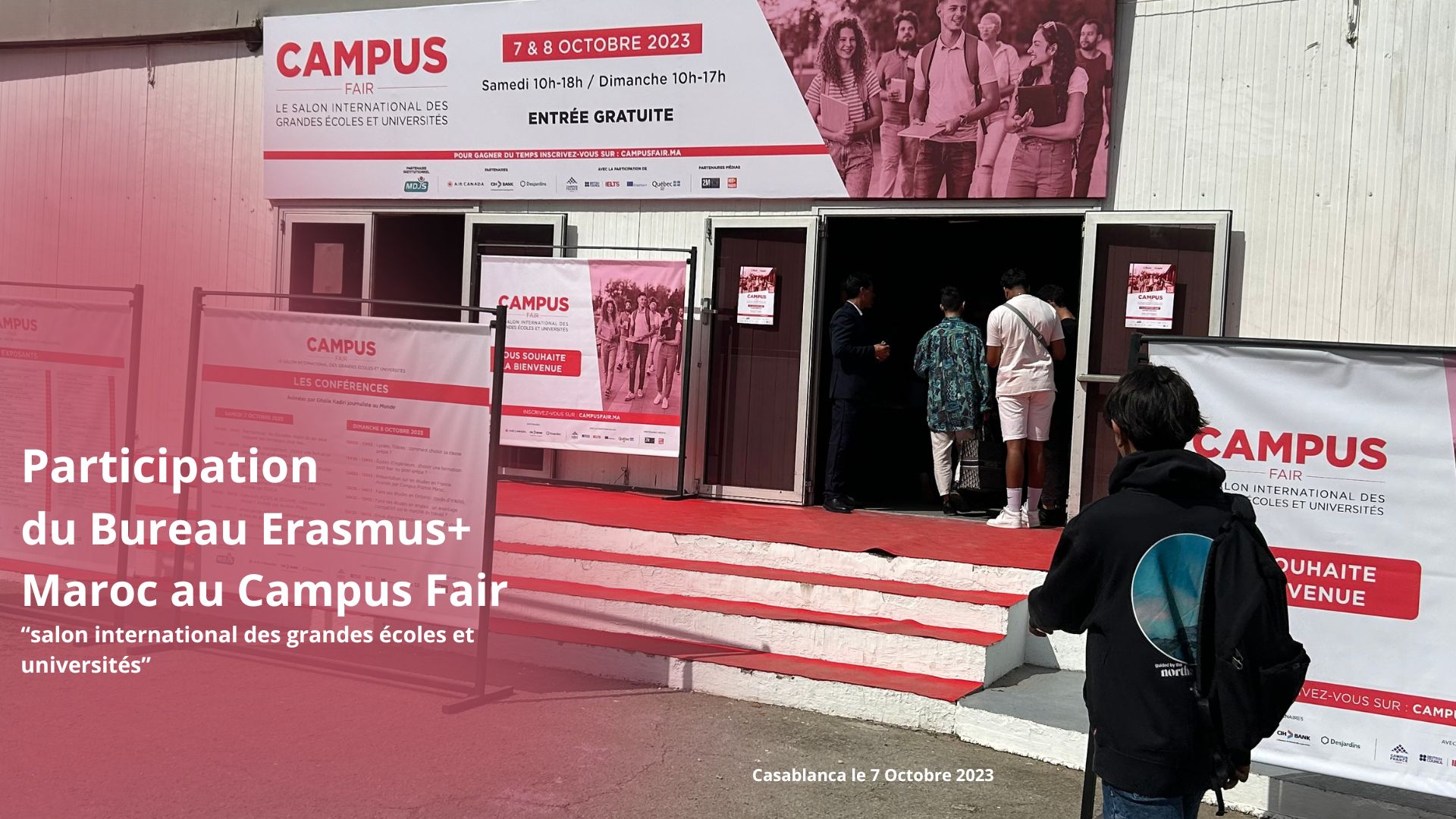 Participation du Bureau Erasmus+ Maroc au Campus Fair - ERASMUSPLUS MOROCCO