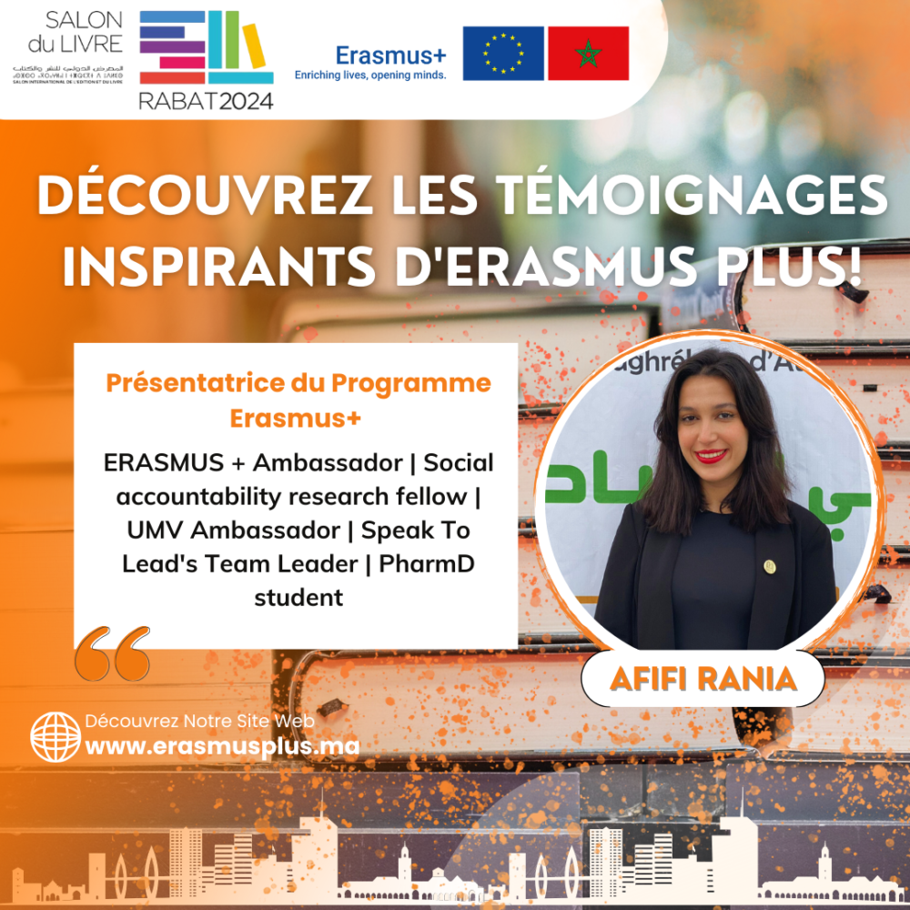 Erasmus+ au SIEL 2024 - ERASMUSPLUS MOROCCO
