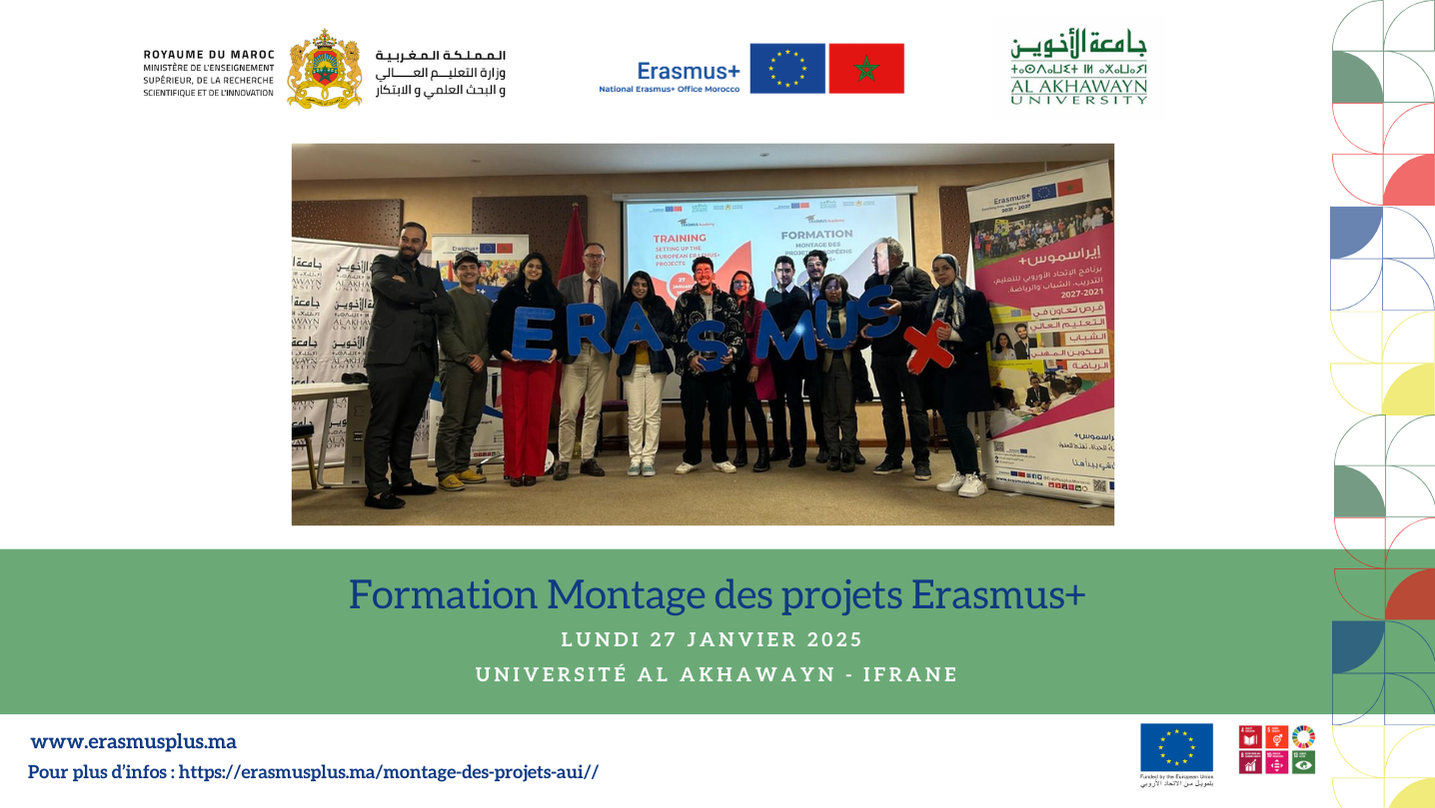 ERASMUSPLUS MOROCCO | +9500 Mobilité des individus